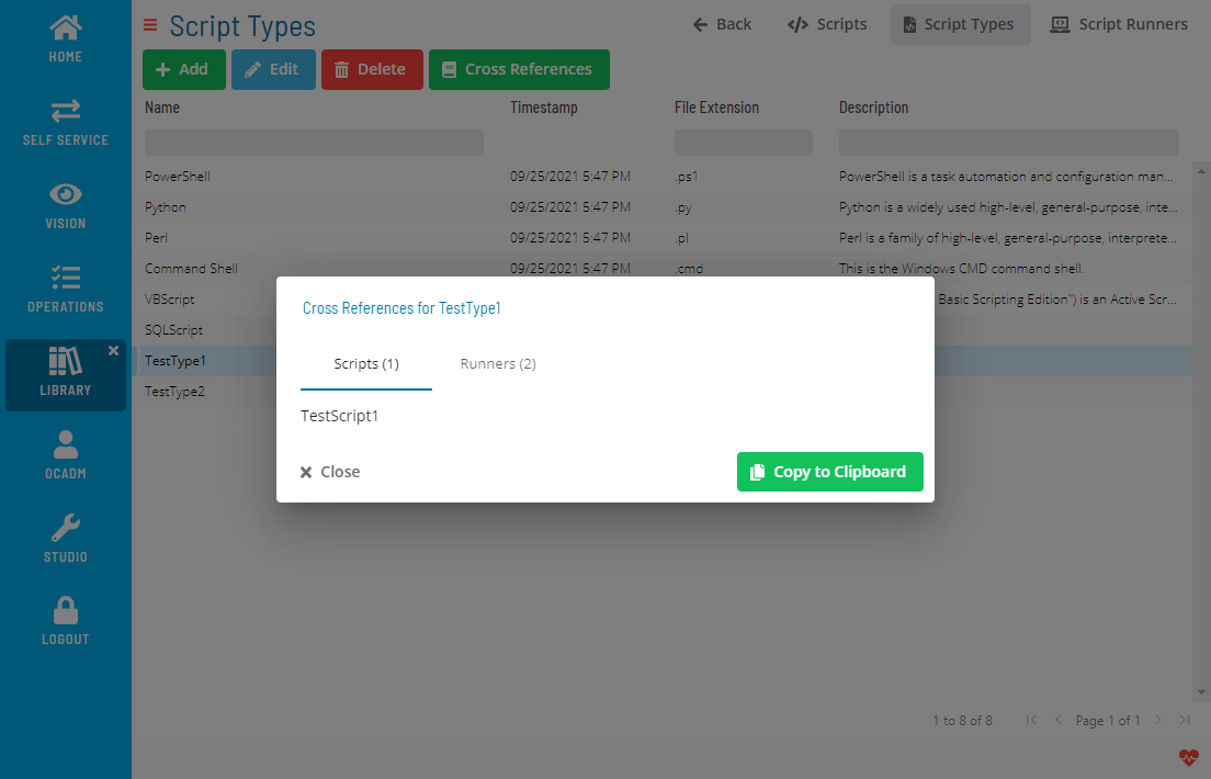 Managing Script Types | Help