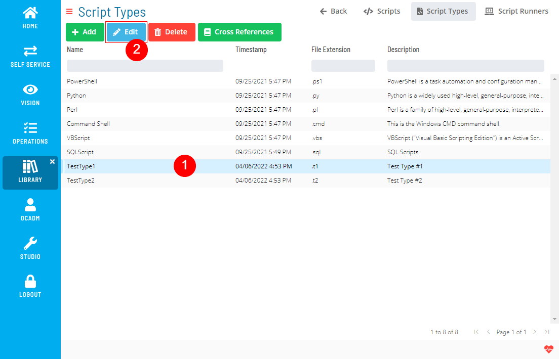 Managing Script Types | Help
